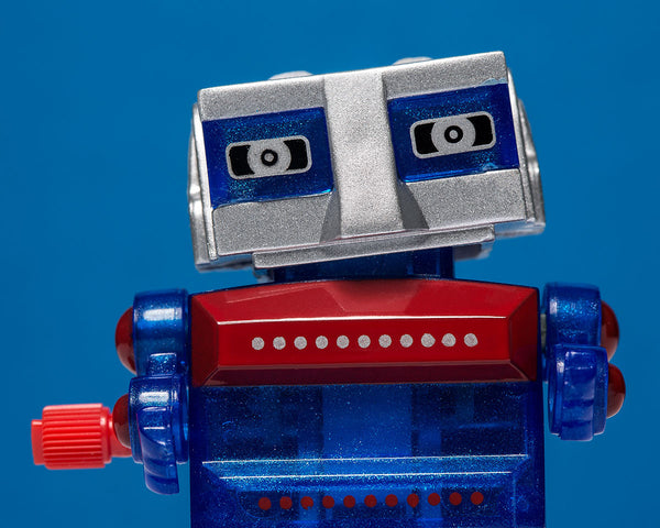 Friendly Blue Robot – PhotoPop Prints